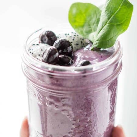 Blueberry Brain Food Smoothie - Smart Nutrition with Jessica Penner, RD